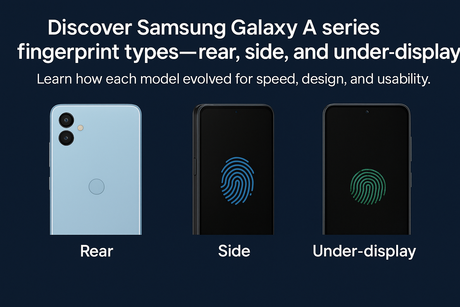 Samsung Galaxy A Series Fingerprint: Full Generational Guide