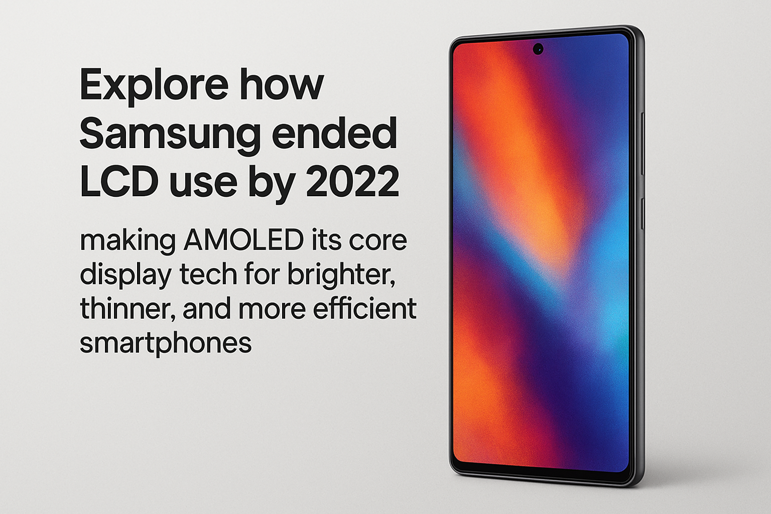 Samsung's verschuiving van LCD naar OLED: De 2022 Displayrevolutie