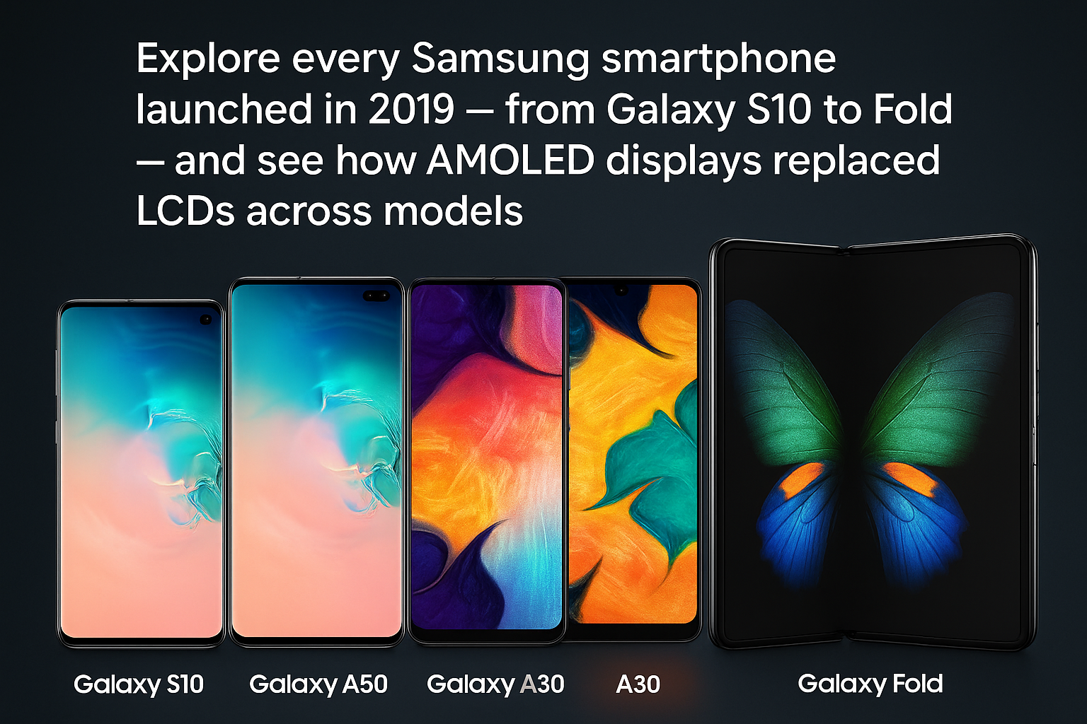 Samsung Smartphones 2019: AMOLED vs LCD Explained
