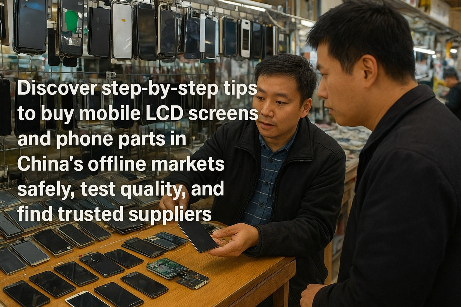 How to Buy Mobile LCD Screens in China’s Offline Markets