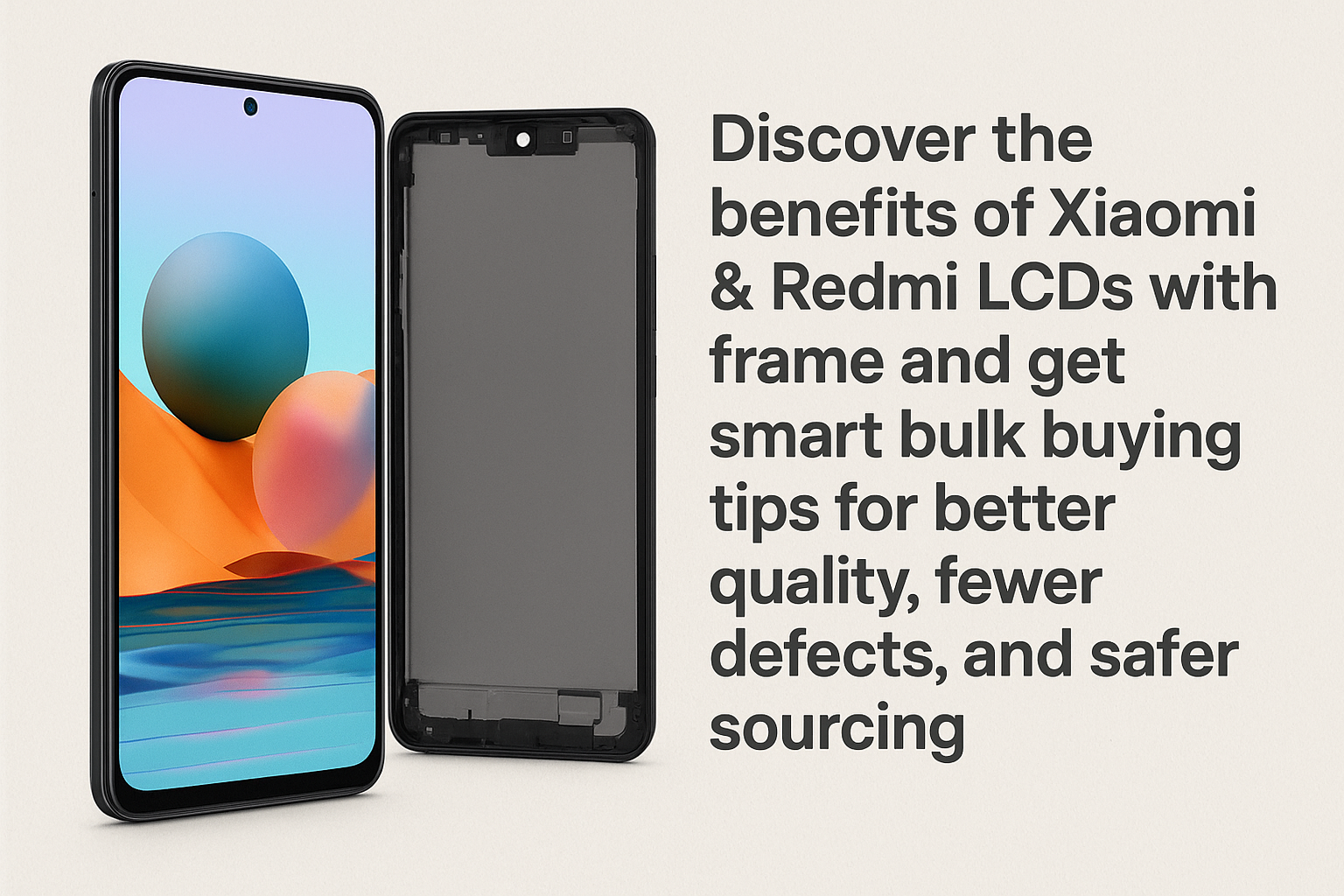 Advantages of Xiaomi & Redmi LCD Screens with Frame Tips
