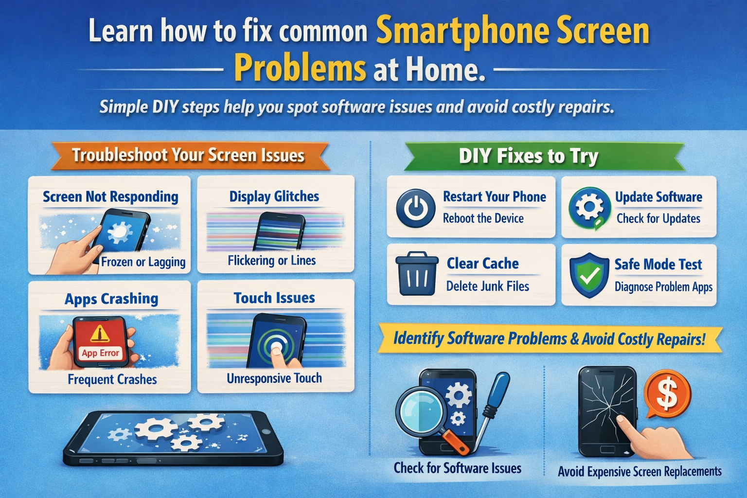 Smartphone Troubleshooting Hero: DIY Fixes for Screen Issues