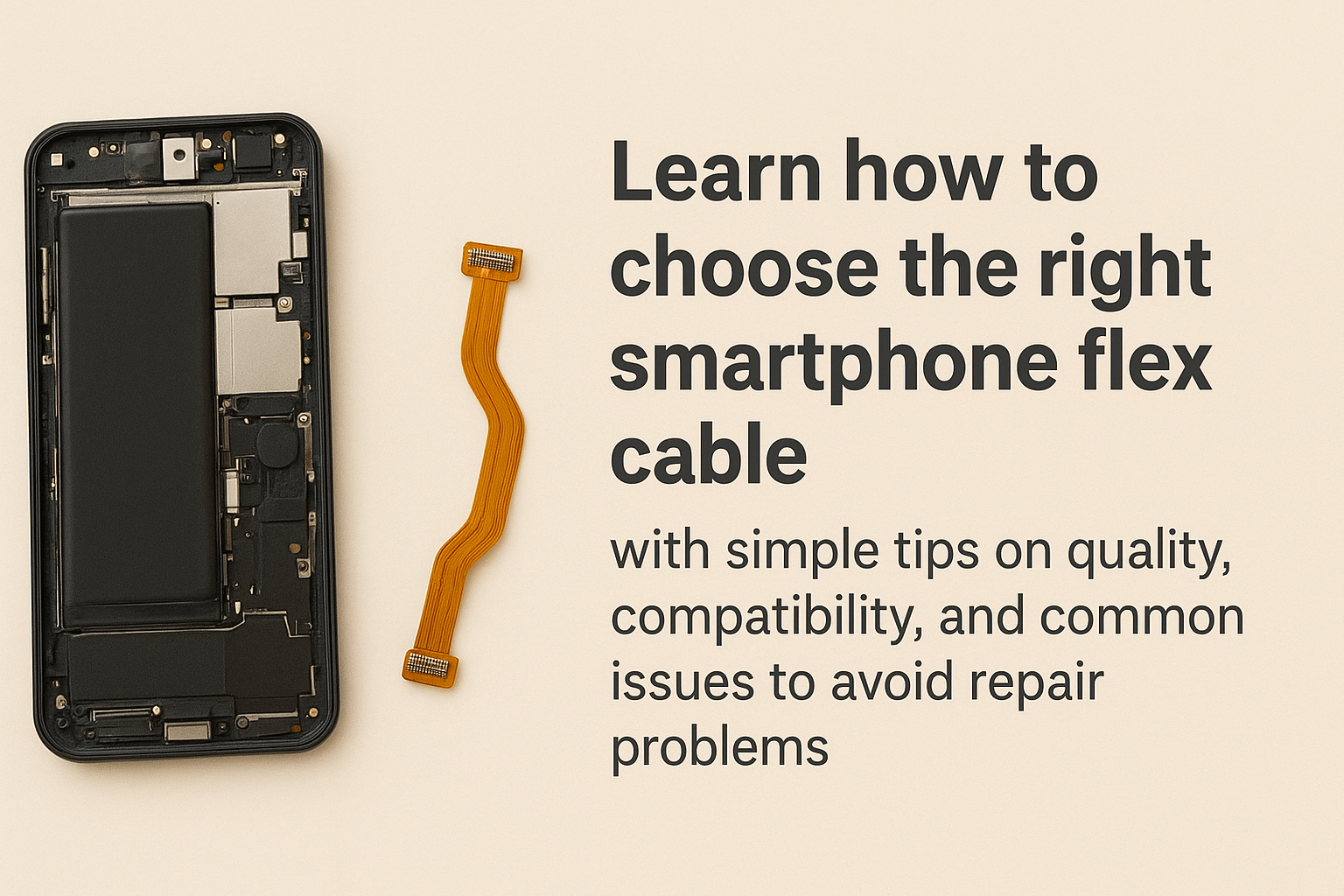 Mobile Flex Cable Buying Guide: Easy Tips for the Right Cable