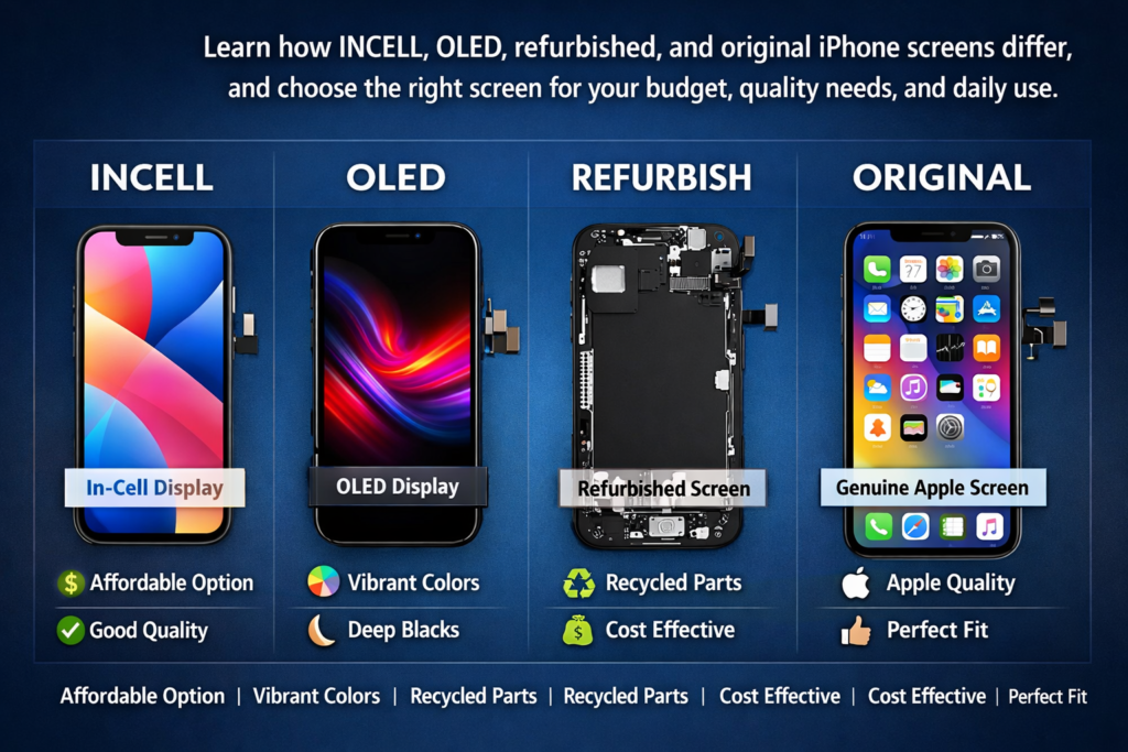 Understanding iPhone Screen Options: INCELL, OLED & More