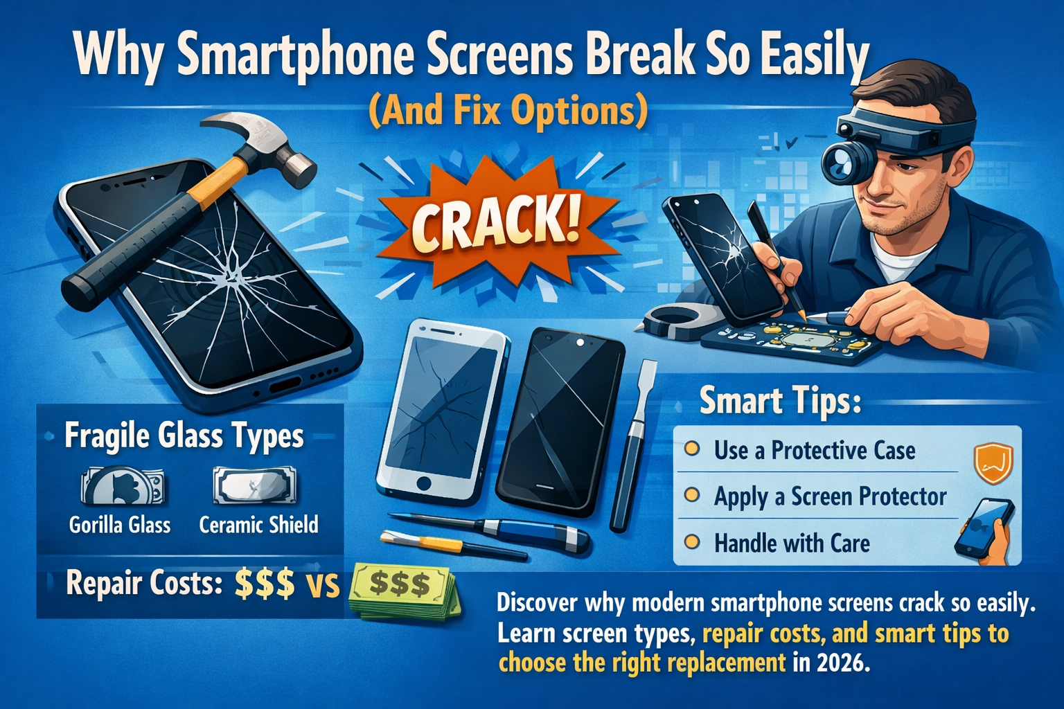 Why Smartphone Screens Break So Easily (And Fix Options)